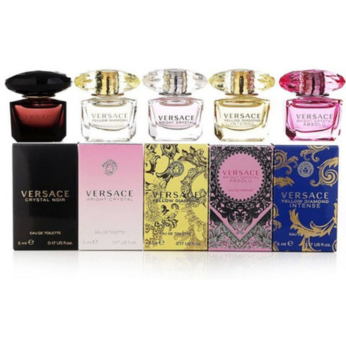Versace Versace Miniatures Collection Women 5 Pc Mini Gift Set ...